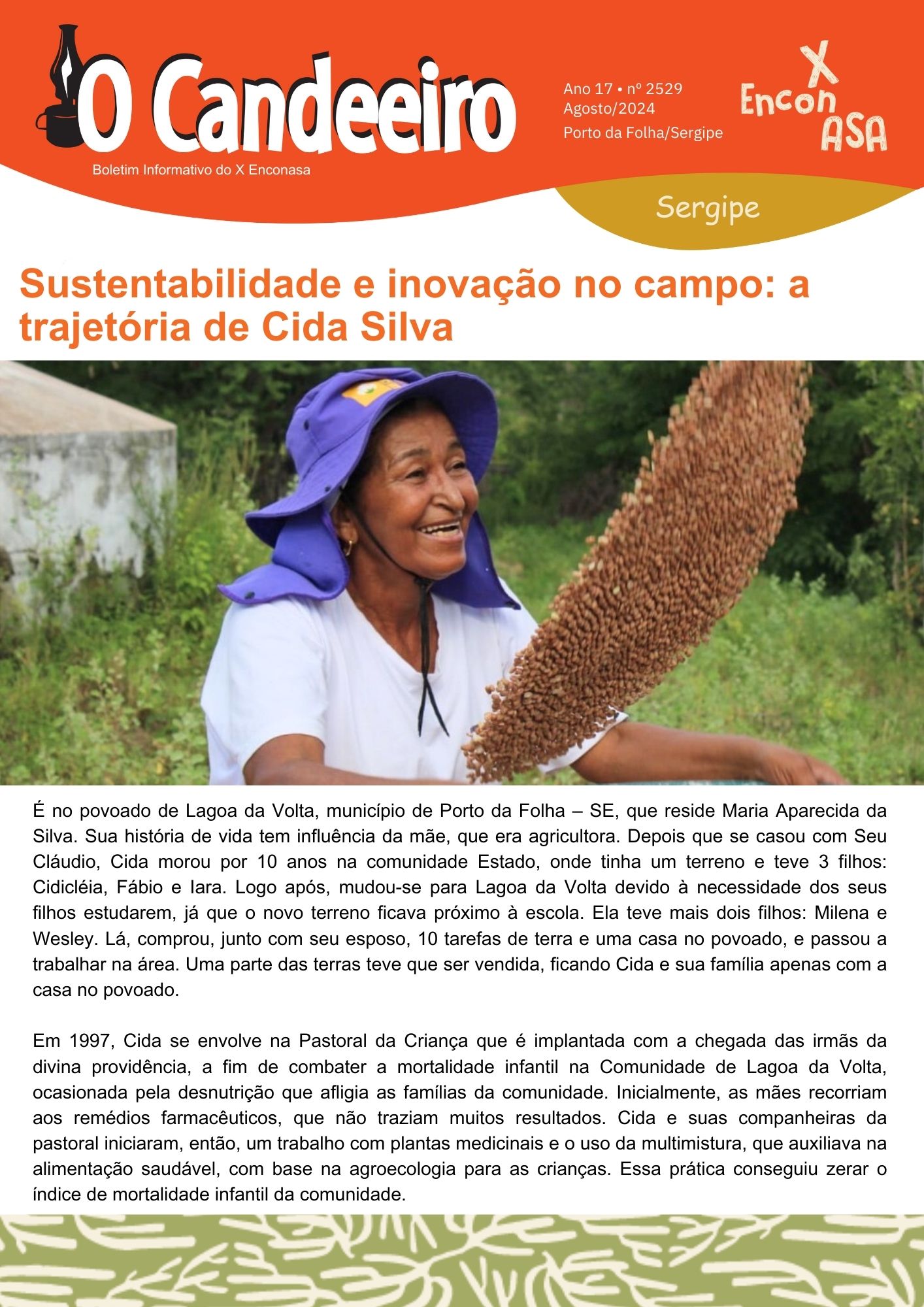 Sustentabilidade e inovação no campo: a trajetória de Cida Silva - ASA ...